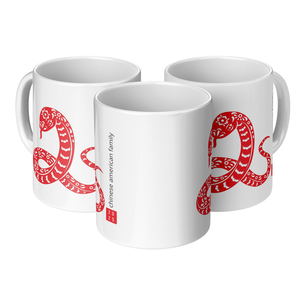2025 Year of the Snake Mug (11 oz.) – Chinese American Family